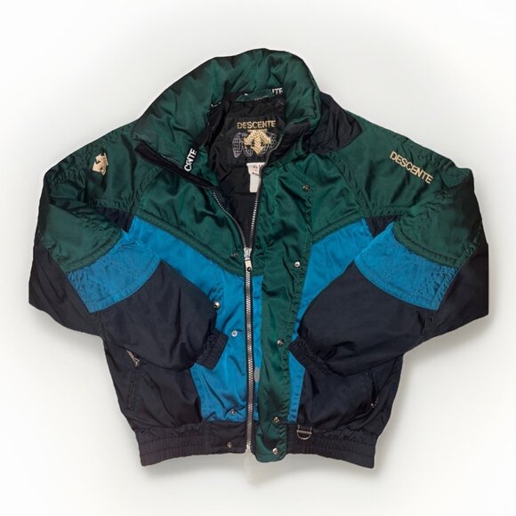 Descente | Jackets & Coats | Mens Descente Iridescent Greenblue Winter ...